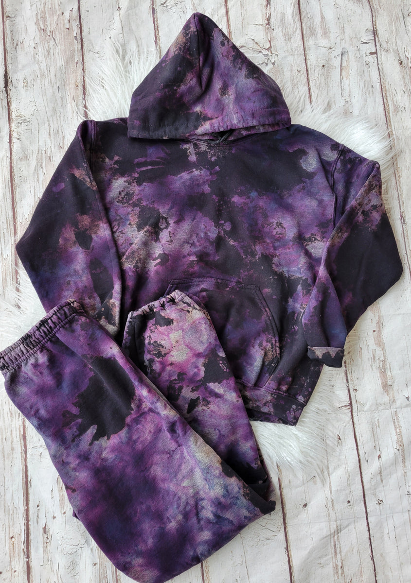 Reverse Tie-dye/Ice-dye sweatshirt – PLB Threads Co.